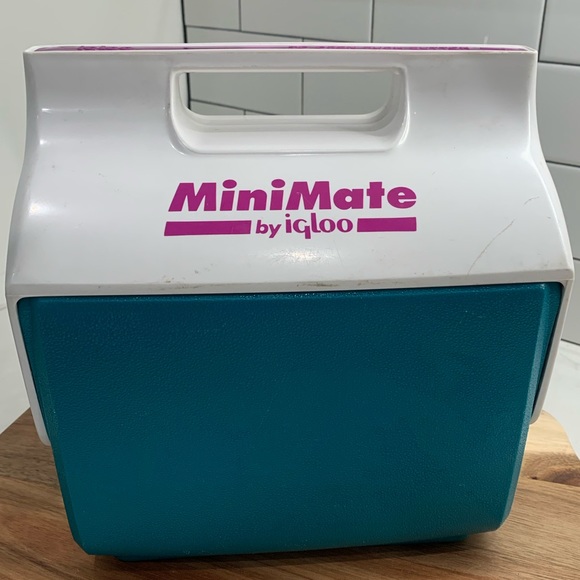 Coleman | Kitchen | Retro Igloo Mini Mate Cooler Teal Purple Swivel Top ...